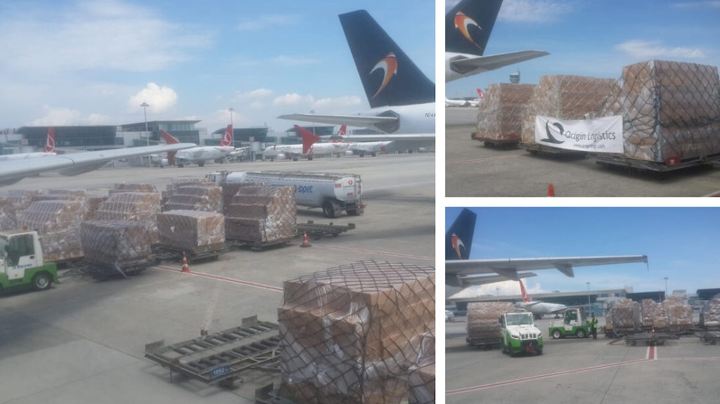 ORIGIN LOGISTICS (Türkiye) charters complete flight of medical PPE to ...