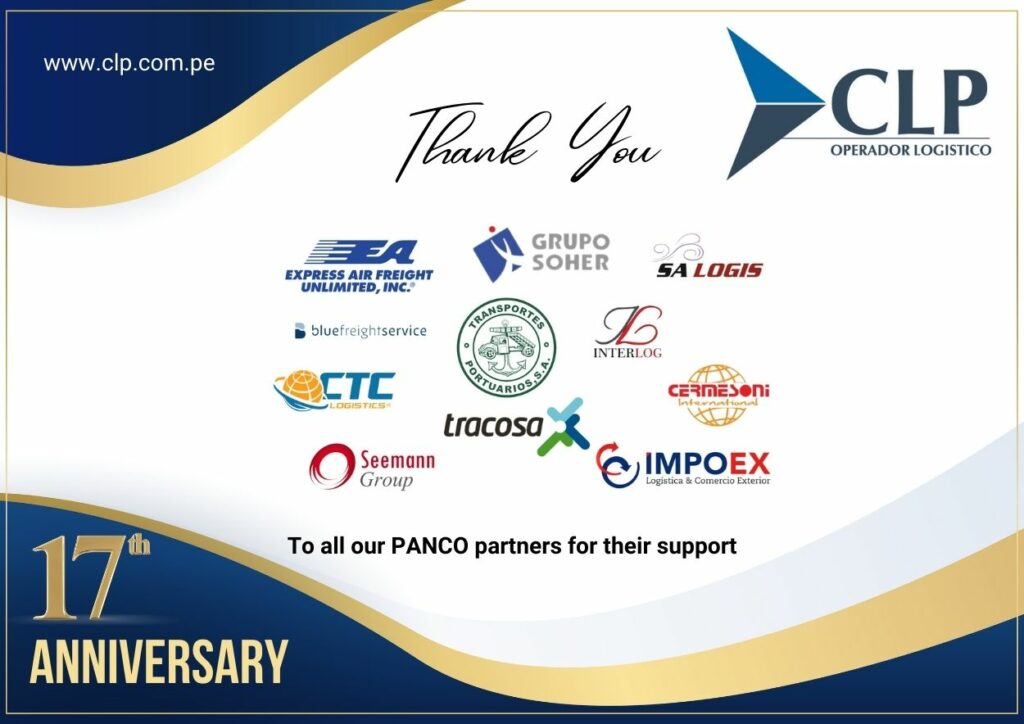 CLP (Peru) Celebrates 17 Years | Pangea Logistics Network