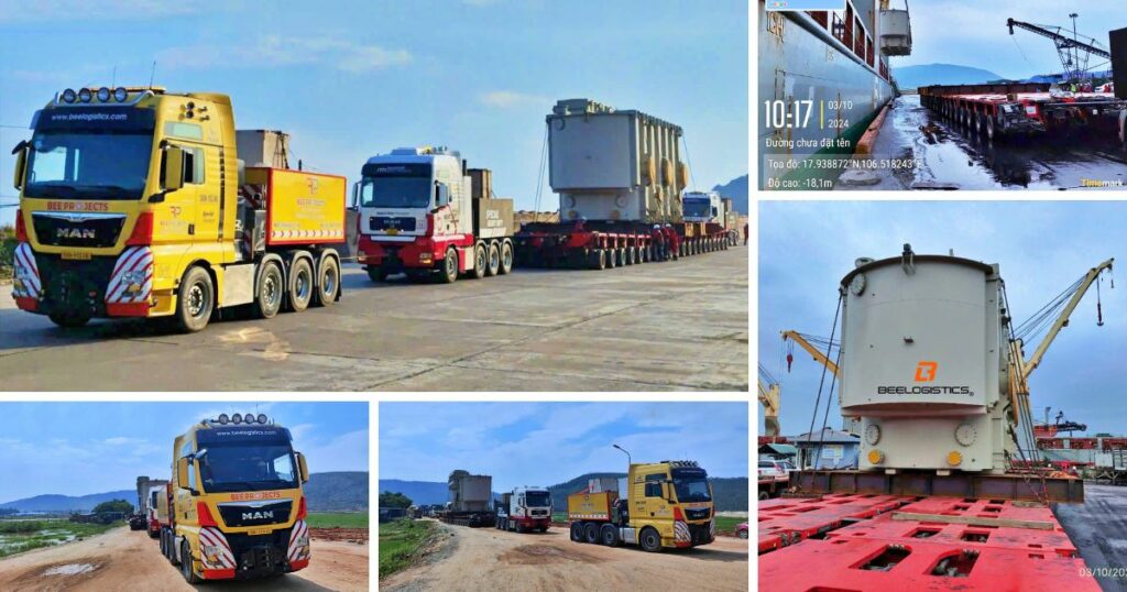BEE LOGISTICS (Vietnam) successfully delivers 520-Ton Transformer to ...