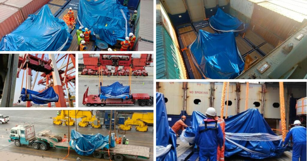 RELIANCE FREIGHT (Pakistan) delivers 93-Ton Breakbulk Cargo from China ...