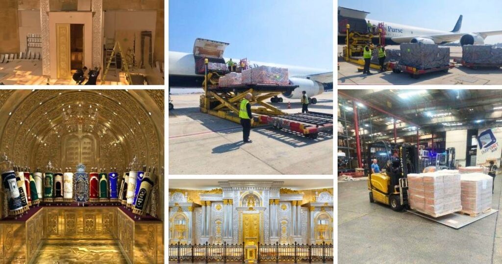 PLASCOW LOGISTICS (Israel) delivers Sacred Ark to Israel and 60 Tons of ...